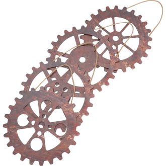 FOMIYES Wanddekoration Rad 4 St&uuml;ck im Retro Industrie Stil Langlebig und Robust f&uuml;r B&uuml;ro und Wohnr&auml;ume