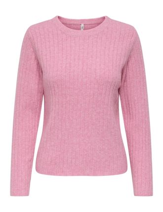 Only Onljeanett Life Ls Rib O-Neck Cc KNT