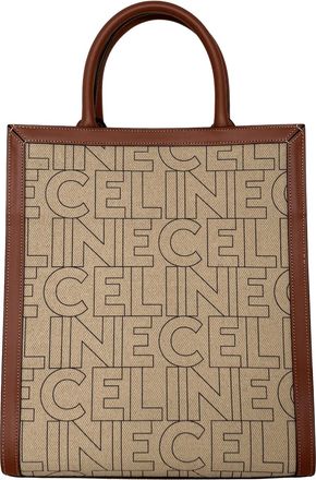 Celine Crossbody Bags - Celine Cabas Vertical Logo Tote Bag Beige - Gr. unisize - in Bunt - f&uuml;r Damen
