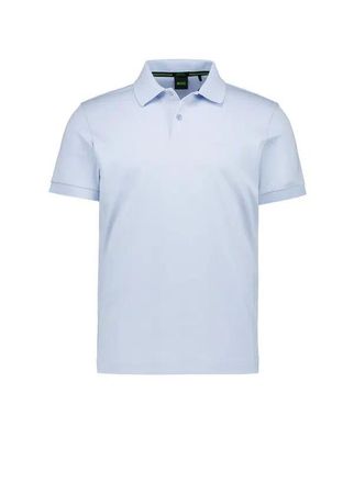 HUGO BOSS Herren Polo-Shirt blau meliert
