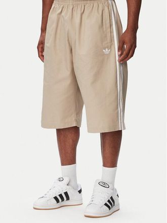 adidas Sportshorts Adicolor Twill KR1388 Beige Relaxed Fit