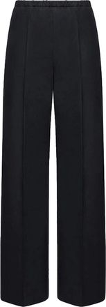 Moncler Femme, Pantalons, Bleu, Taille: 34 FR Wide Pantalons