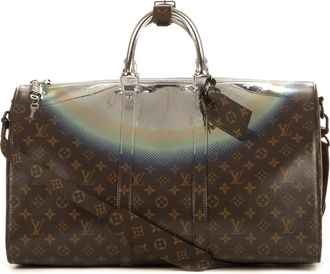 Louis Vuitton Crossbody Bags - Ltd. Ed. Nebula Keepall Bandouliere 50 - Gr. unisize - in Braun - f&uuml;r Damen