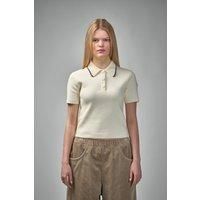 Moncler Knit Cotton Polo Shirt