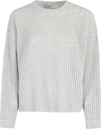 Herno Femme, Pulls, Gris, Taille: 40 FR Pull Perfor&eacute;