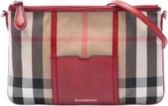 Burberry Sac bandouli&egrave;re en toile Pre-owned - Femme - Pre-owned - Multicolore - Taille: ONE Size