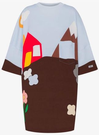 Moschino Femme, Robes, Multicolore, Taille: 42 FR Heavy cotton oversize dress Archive