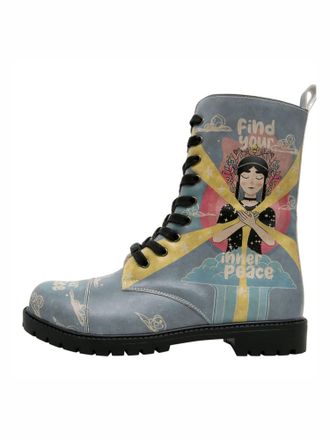 Dogo Schn&uuml;rstiefel DOGO Zipsy - Find Your Inner Peace