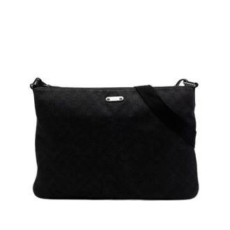 Gucci Pre-owned Denim Crossbody Bag - - Pre-owned - Damen - Schwarzk - ONE SIZE