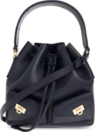 Ferragamo Femme, Sacs, Bleu, Taille: ONE Size Sac Seau Multipoches
