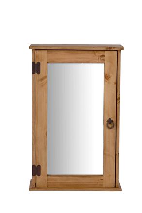 MiaM&ouml;bel H&auml;ngeschrank Mexico M&ouml;bel 45x70x20 cm Landhausstil Massivholz Pinie Honig