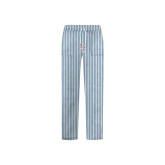 MC2 Saint Barth Leinen Lange Hose mit Kordelzug - - Trousers - Herren - Blau - L