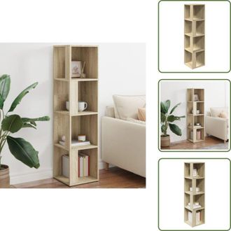 vidaXL The Living Store - Armoire dangle Ch&ecirc;ne sonoma 33x33x132 cm Bois ding&eacute;nierie - Meuble Dangle - Armoire Dangle - Rangement Mural - &Eacute;tag&egrave;re Dangle