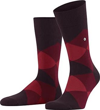 Burlington Clyde M So coton fantaisie 1 paire, Chaussettes Homme, Rouge Claret 8375, 46-50