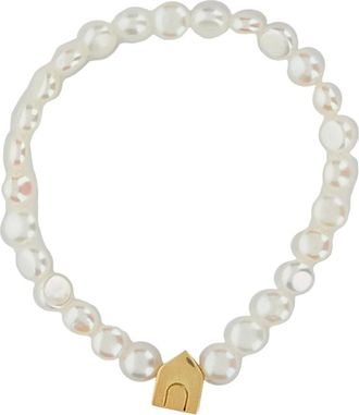Aliita Aliita, Femme, Accessoires, Blanc, Taille: ONE Size Casita Bold Flat Pearl