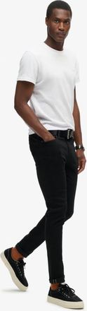 Superdry Jean skinny style vintage - Noir venin délavé