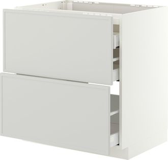 IKEA METOD / MAXIMERA Unterschr.f Kochf/2 Fronten/3 Sch