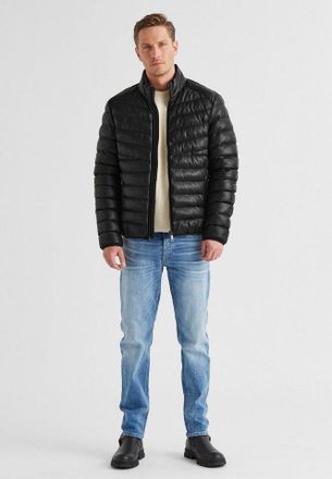 Milestone Lederjacke MSHendrik Herren Bikerjacke Jacke Leder normale Passform