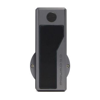 Piquadro Porte-cl&eacute;s en cuir gravable avec support AirTag - Homme - Accessoires - Noir - Taille: ONE Size