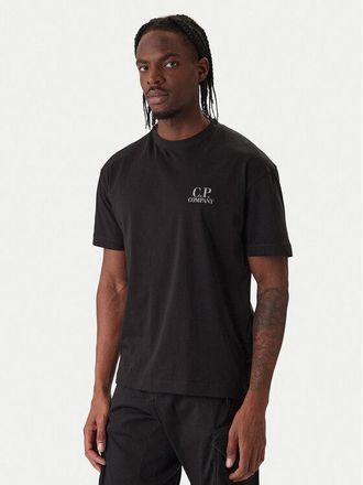 C.P. Company T-Shirt 20CMTS086A005100W Schwarz Regular Fit