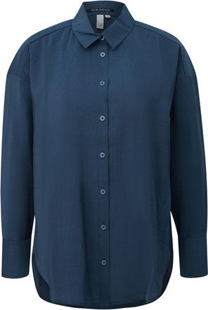 QS by s.Oliver Langarmbluse Bluse Flie&szlig;ende Bluse