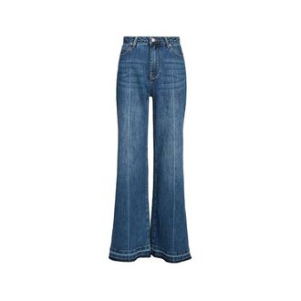 Suncoo Flared Jeans in gemischter Baumwolle - blau