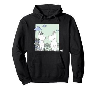 Moomin troll & Snorkmaiden Love Blumenpfl&uuml;cken Pullover Hoodie