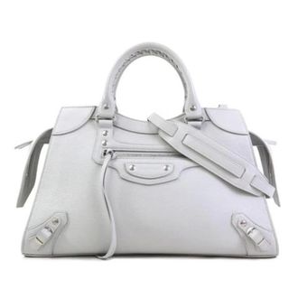 Balenciaga Pre-owned Cuir sacs-balenciaga - Femme - Pre-owned - Gris - Taille: ONE Size