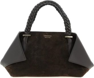 Ferragamo Femme, Sacs, Brun, Taille: ONE Size Scarf Th S Handbag