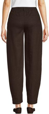 Lands End Barrelhose aus Leinenmix, Damen, Gr&ouml;&szlig;e:40 regular, Braun, by Lands End