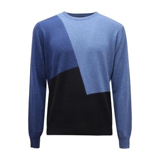 Ferrante Wollpullover Made in Italy - - Knitwear - Herren - Blau - M