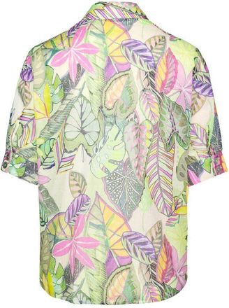 bianca Druckbluse ALICE mit modernem, floralen Muster in Trendfarben