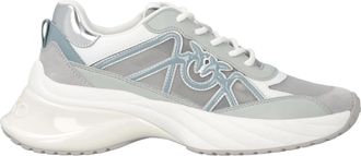 Pinko Pinko High-Top Sneaker - Ariel 33 - Sneaker Calf Leather/Net/Cow Suede Whit - Gr. 36 (EU) - in Wei&szlig; - f&uuml;r Damen