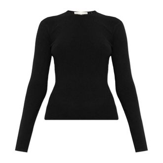 Fear of God Femme, Pulls, Noir, Taille: 42 FR Top Ajust&eacute;