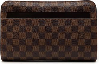 Louis Vuitton Clutches - Damier Ebene Saint Louis Pochette - Gr. unisize - in Braun - f&uuml;r Damen