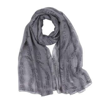 Generic Femmes avec des &eacute;charpes color&eacute;es, gris, Taille unique