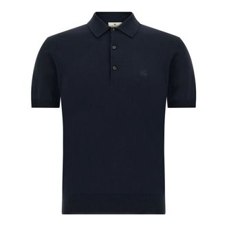Etro Homme, Tops, Bleu, Taille: XL Polo Chemises