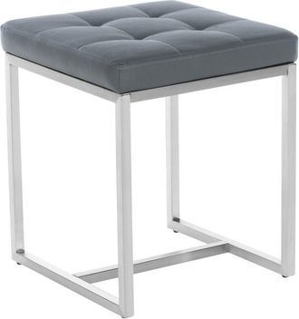 Clp Edelstahl Sitzhocker Barci grau
