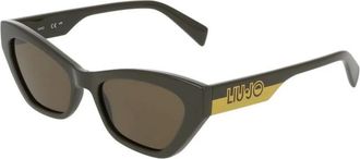 Liu Jo Femme, Accessoires, Vert, Taille: 53 MM Lunettes de soleil J807S