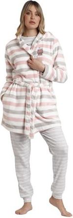 Peanuts Snoopy & Friends Peignoir &agrave; manches longues pour femme, multicolore, L