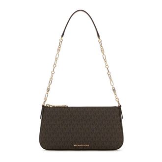 Michael Kors Femme, Sacs, Brun, Taille: ONE Size Empire Medium Signature Logo Chain-Link Pochette