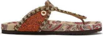 Maliparmi Maliparmi, Femme, Chaussures, Beige, Taille: 37 EU Seashell Beads Infrabijoux