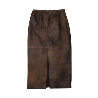 Rotate Midi Skirts - - Skirts - Damen - Braun - L