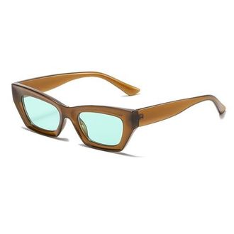 Generic Lunettes De Soleil Dext&eacute;rieur For Hommes, Monture Petite, For Les Vacances Et D&eacute;placements(Brown)