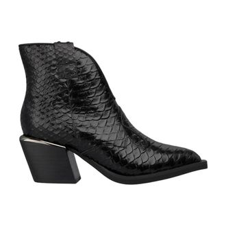 Alma En Pena Bootie mit vorderer &Ouml;ffnung - - Shoes - Damen - Schwarzk - 39 EU