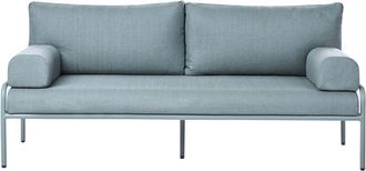 Beliani Gartensofa 2-Sitzer SOLOFRA Metall Mintgr&uuml;n