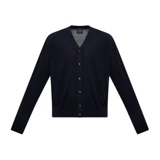 Paul & Shark Woll Cardigan - - Knitwear - Herren - Blau - S