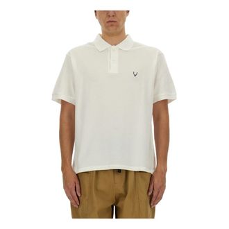 South2 West8 S/S Polo Shirt - Cotton Pique - - Tops - Herren - Wei&szlig; - M