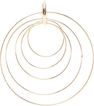 Panconesi Femme, Accessoires, Jaune, Taille: ONE Size Pierced Serpent Hoops Large