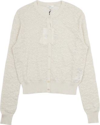 Chlo&eacute; Femme, Pulls, Blanc, Taille: 42 FR Twin Set en Maille Coton-Soie